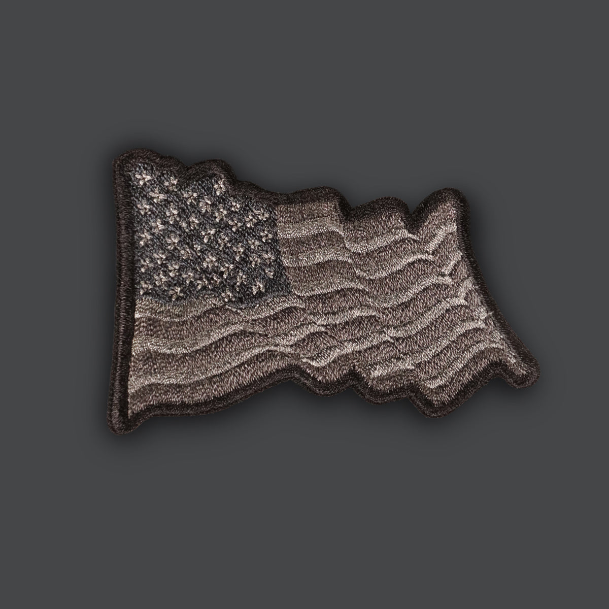 American Flag Patches - Embroidered Versions - Waving USA Flag Patch ...