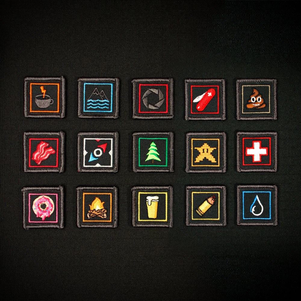 Happy Food S'mores PVC Ranger Eye SET - Morale Patches - PS Patch Designs