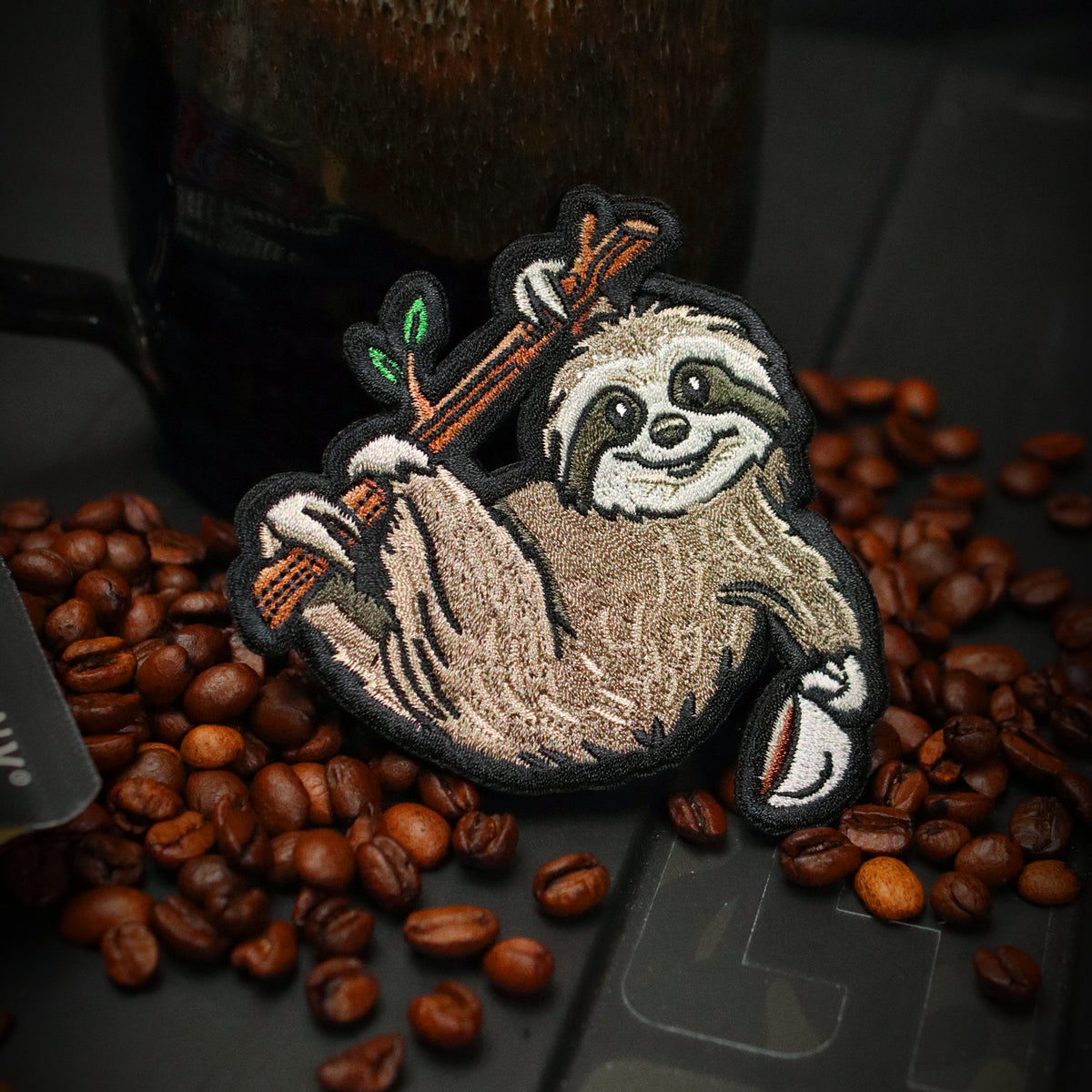 Sloth Needs Coffee - SLOTHEE Morale Patch - PS Patch Designs