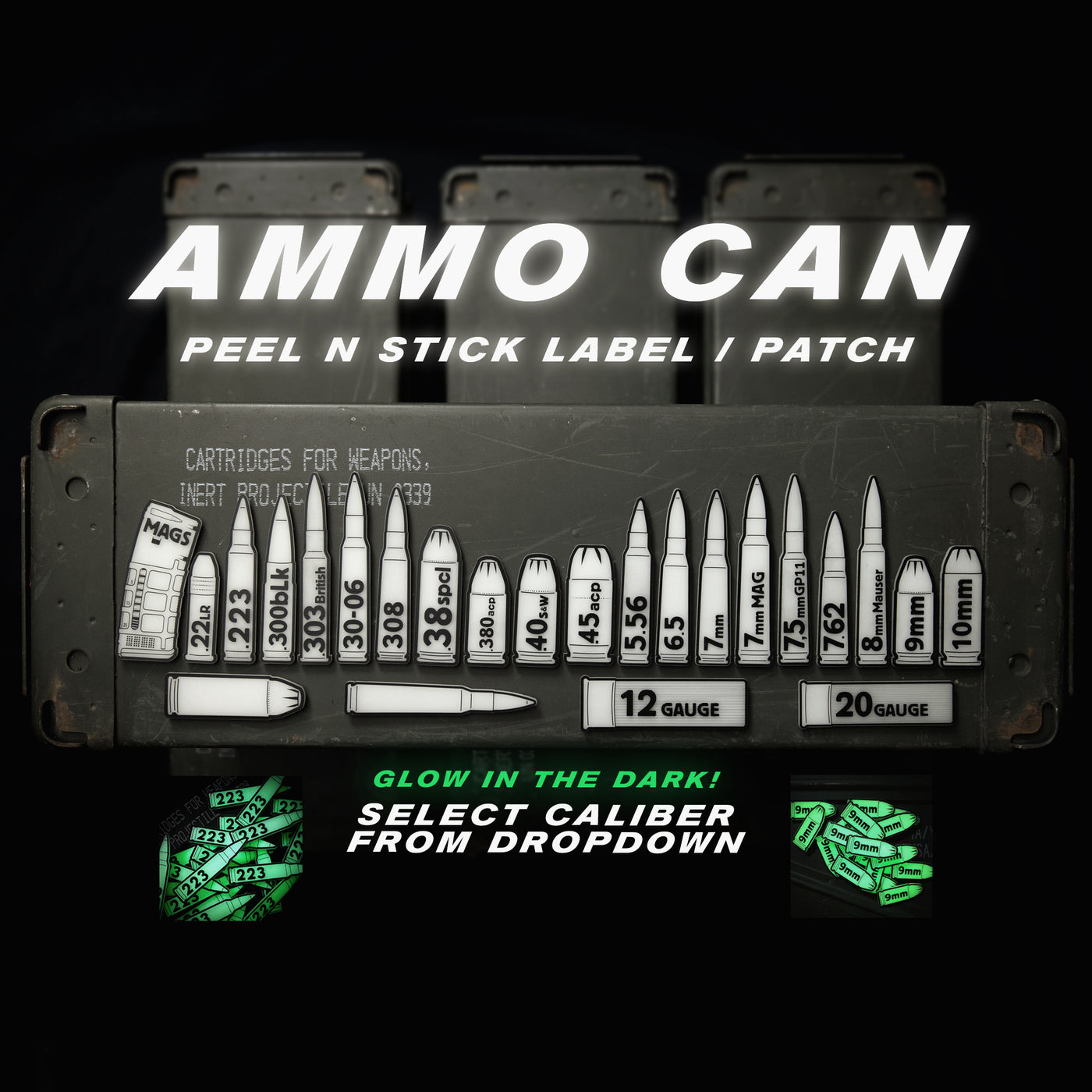 Ammo Can Labels - PS Patch Designs