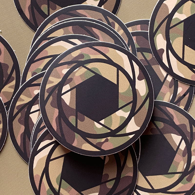 American Flag L & R Vinyl "MultiCam Flags" STICKER SET - PS Patch Designs